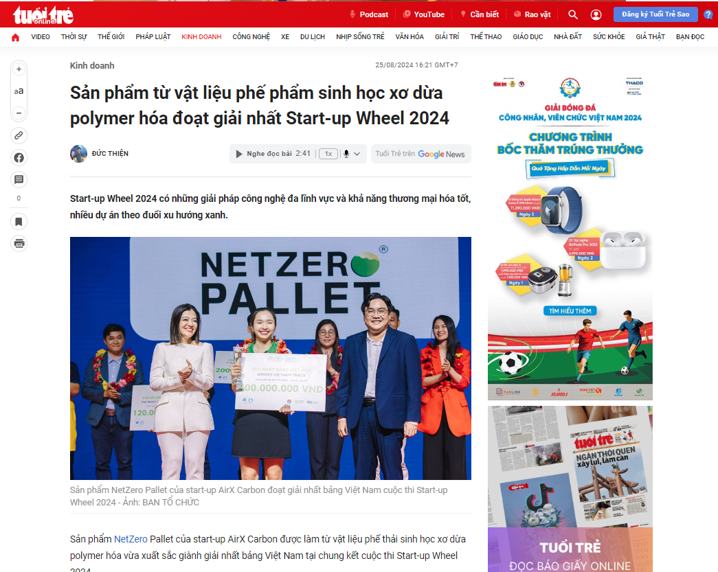 Những số liệu nổi bật của Cuộc thi khởi nghiệp Startup Wheel 2024 ...